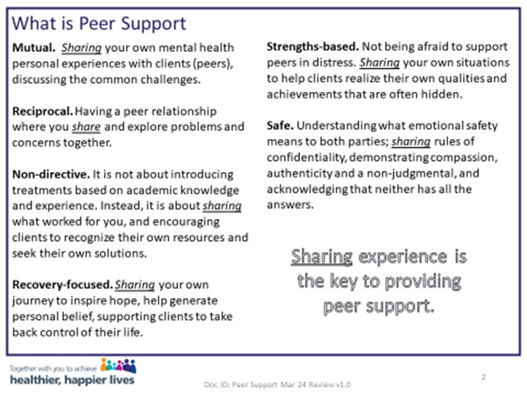 Peer Support